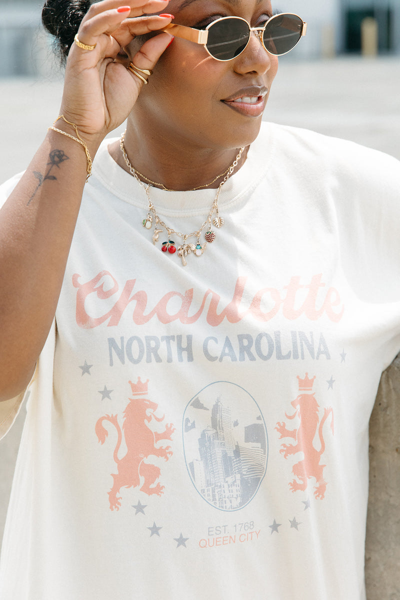 Vintage Charlotte Tee - Girl Tribe Co.
