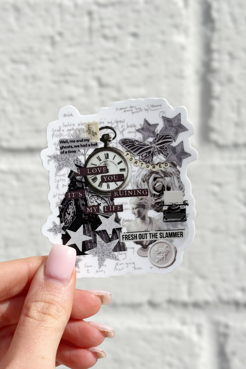 Poets Collage Sticker – Girl Tribe Co.