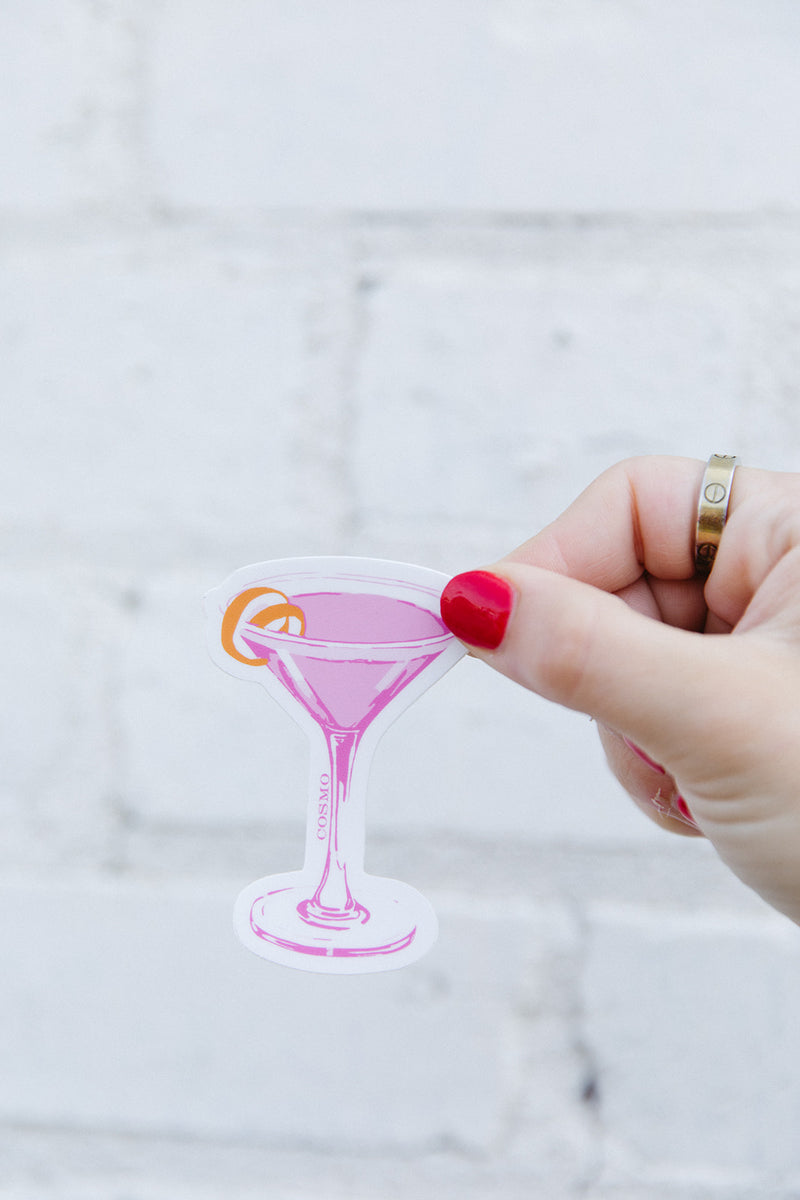 Cosmo Cocktail Sticker - Girl Tribe Co.