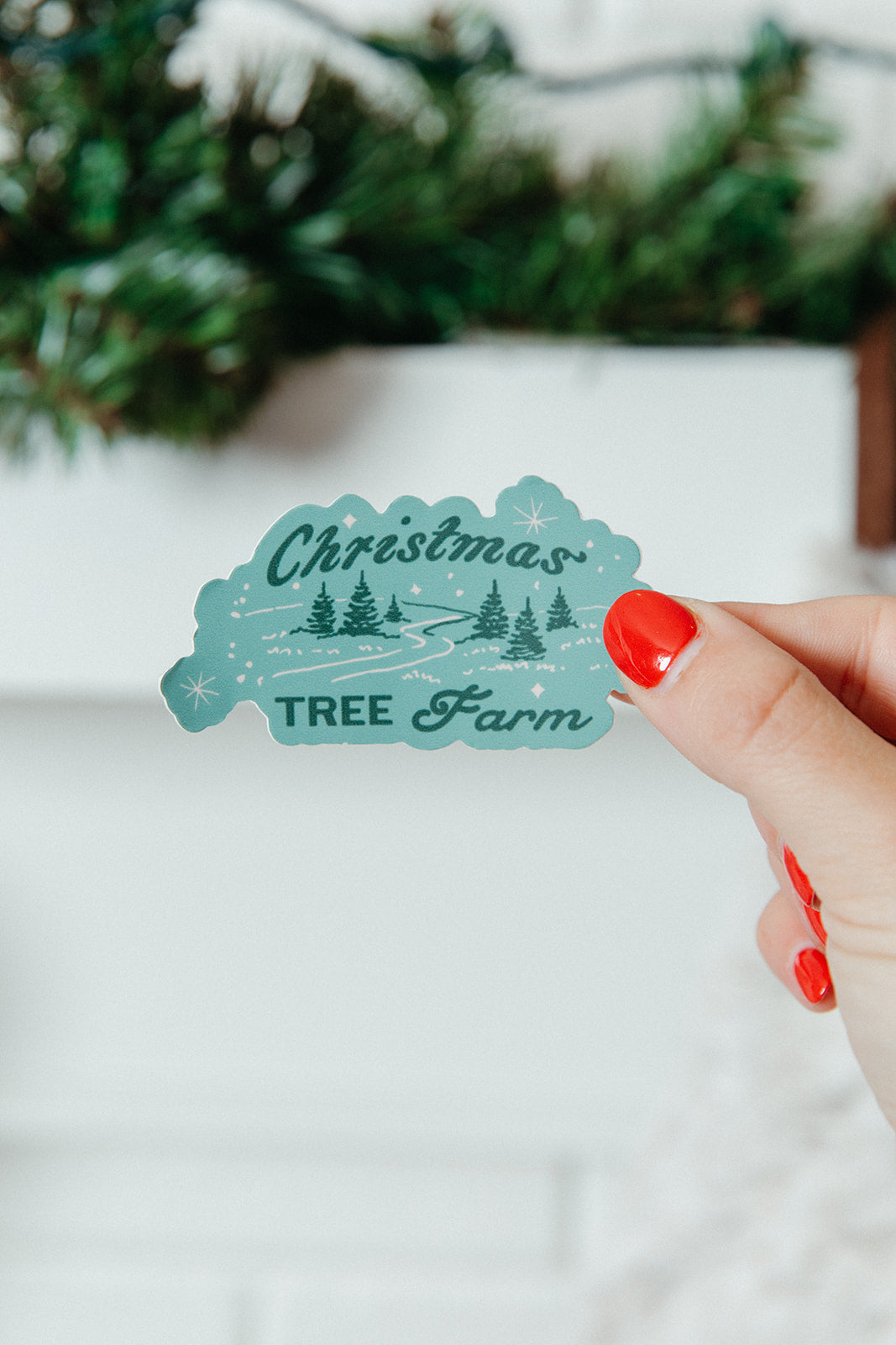 Christmas Tree Farm Sticker - Girl Tribe Co.