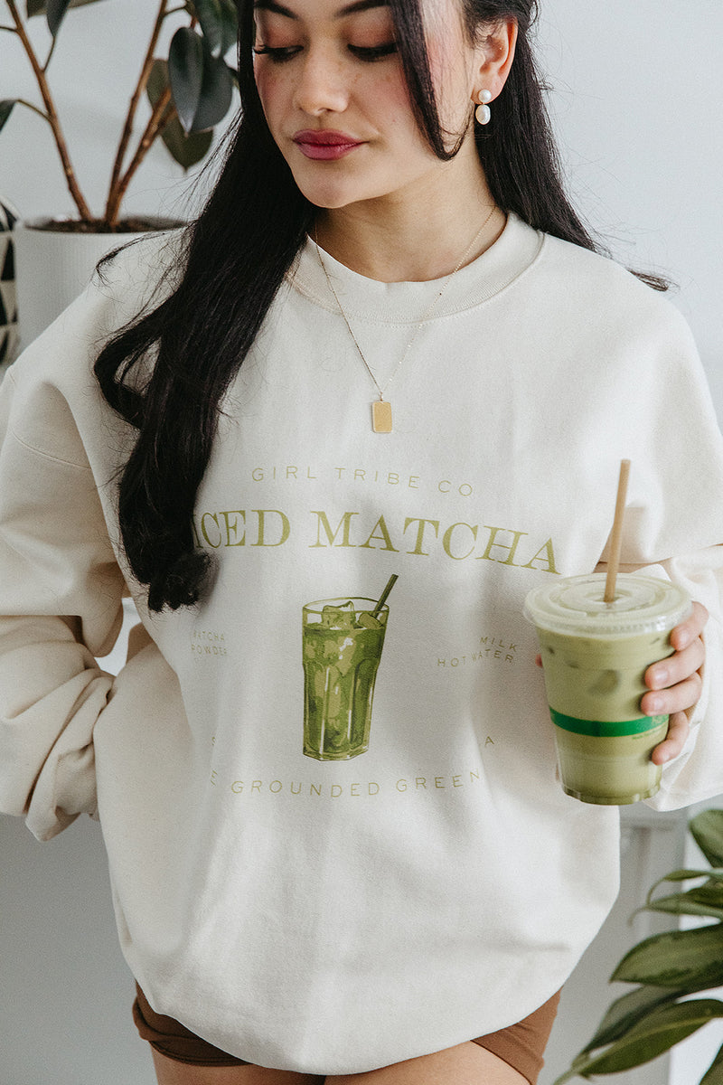 Matcha Sweatshirt - Girl Tribe Co.