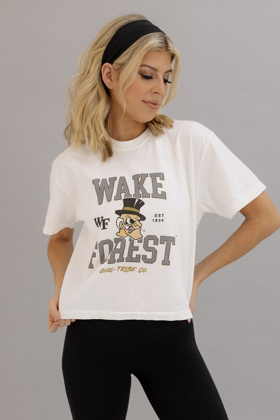 Wake Forest University: WF Classic Crop Tee – Girl Tribe Co.