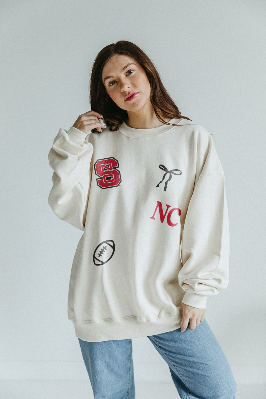 Go NC State Sweatshirt - Girl Tribe Co.
