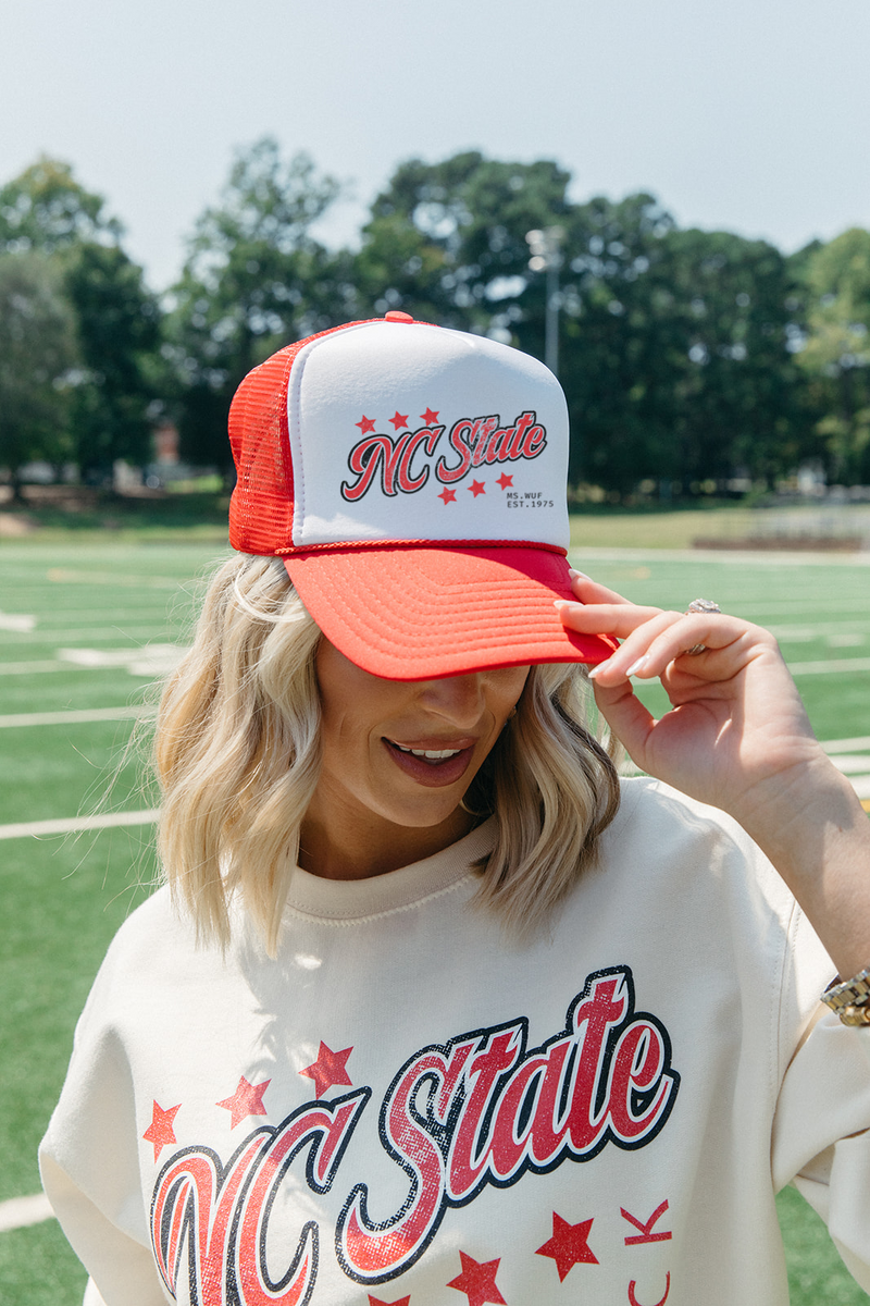 Go NC State Trucker Hat - Girl Tribe Co.