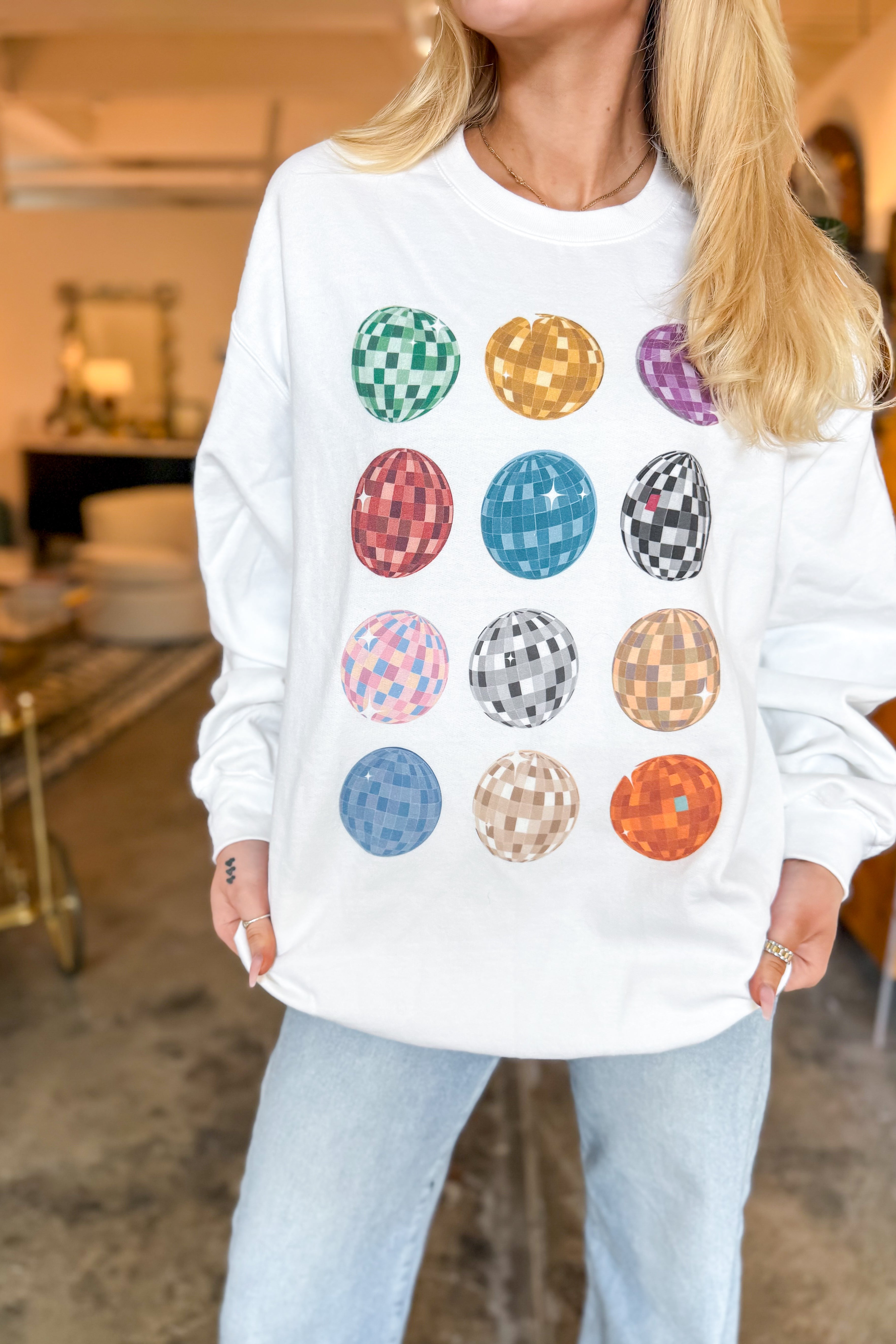 Concert Disco Sweatshirt - Girl Tribe Co.