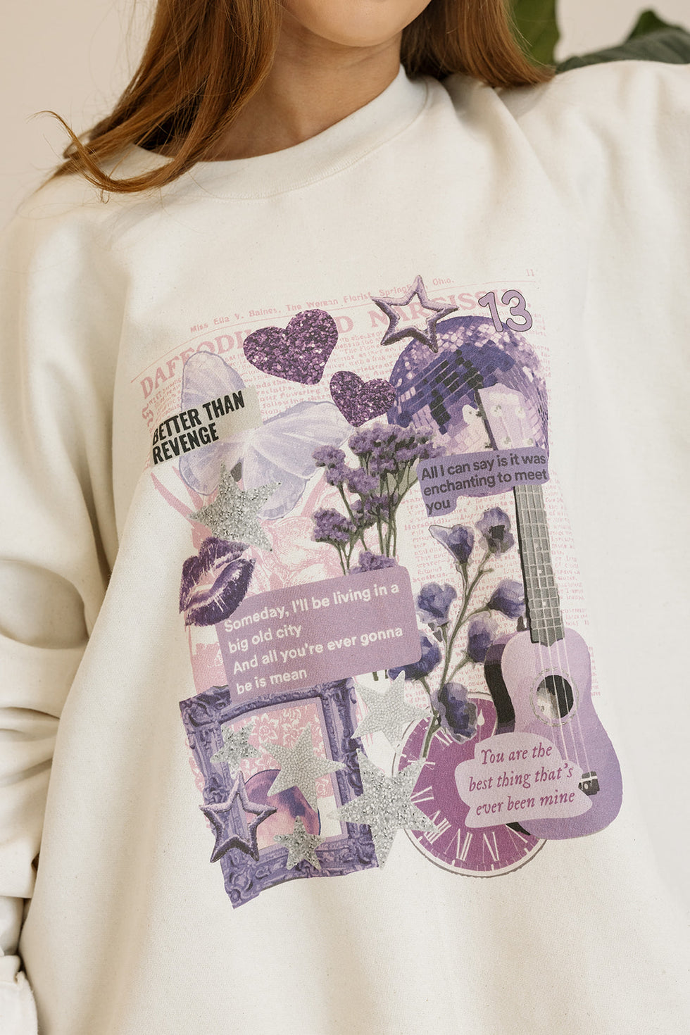 Mirror Ball Collage Sweatshirt – Girl Tribe Co.