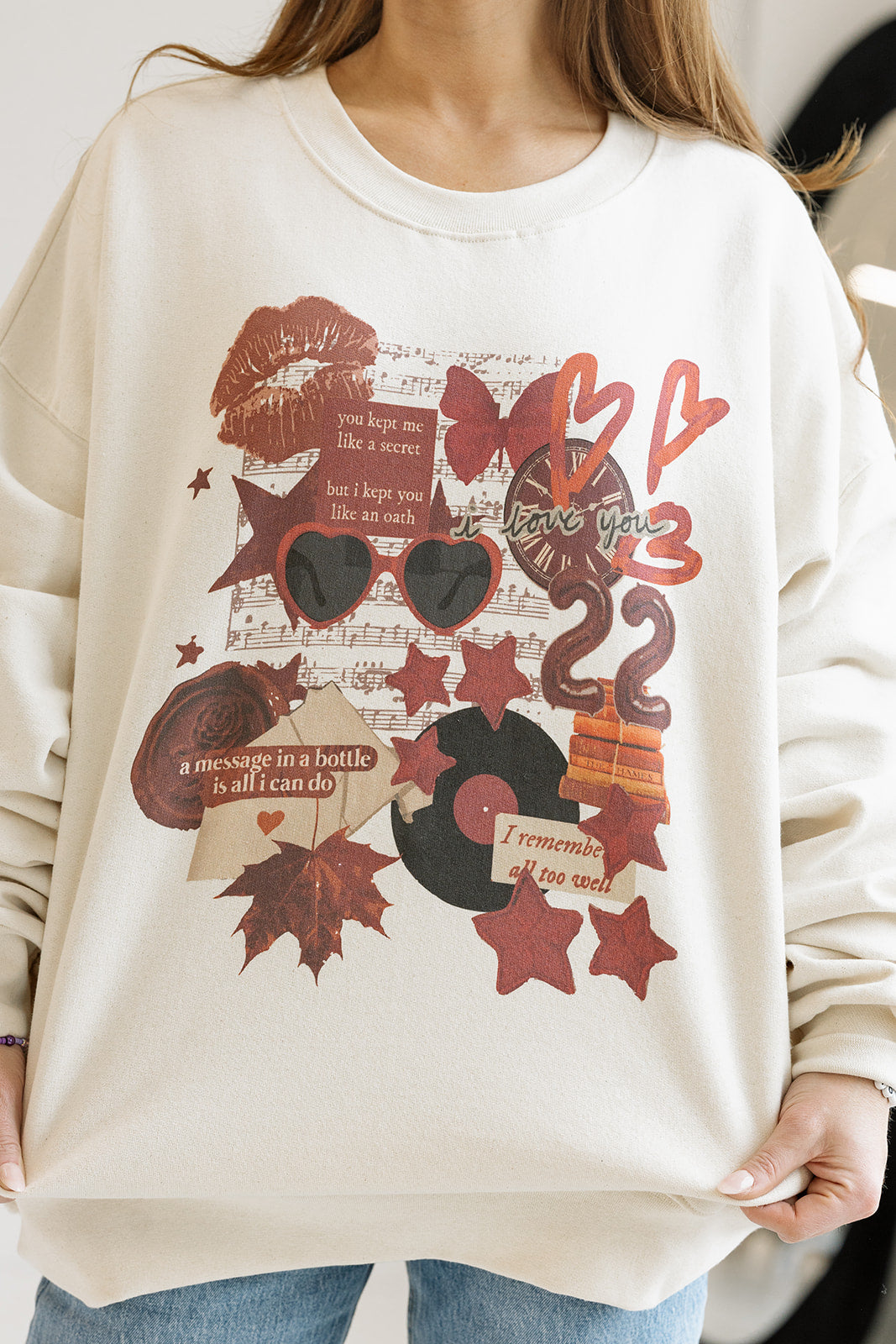 All Too Well Collage Sweatshirt – Girl Tribe Co.