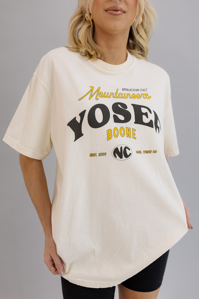 Appalachian State University: Vintage Yosef Tee – Girl Tribe Co.