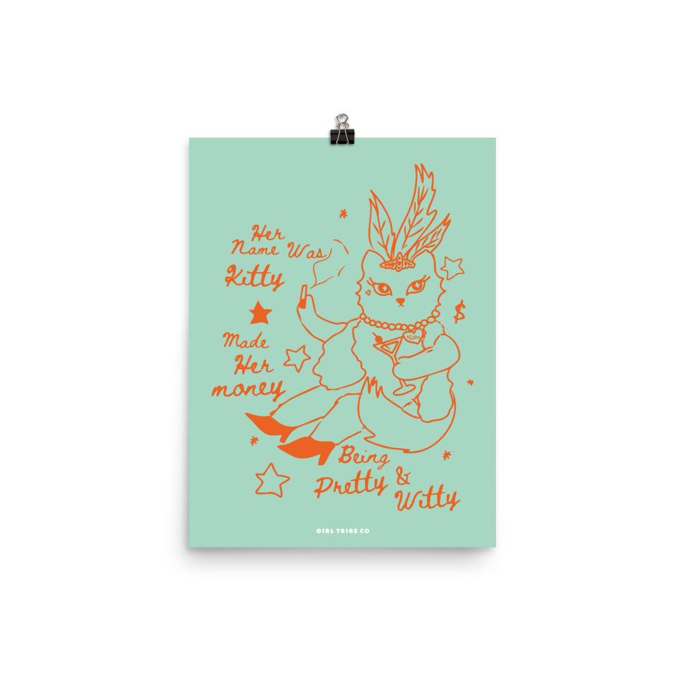 Pretty and Witty Poster – Girl Tribe Co.