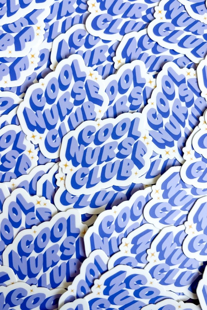 Cool Nurse Club Sticker - Girl Tribe Co.